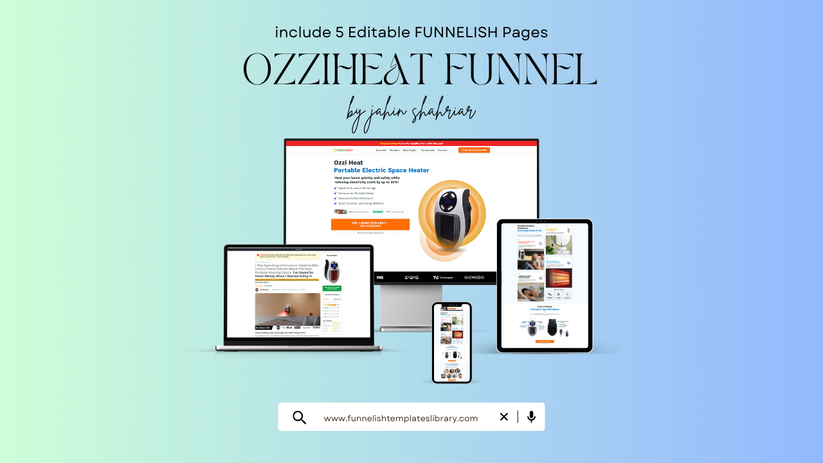 OzziHeat Funnelish Templates – CRO Templates Library